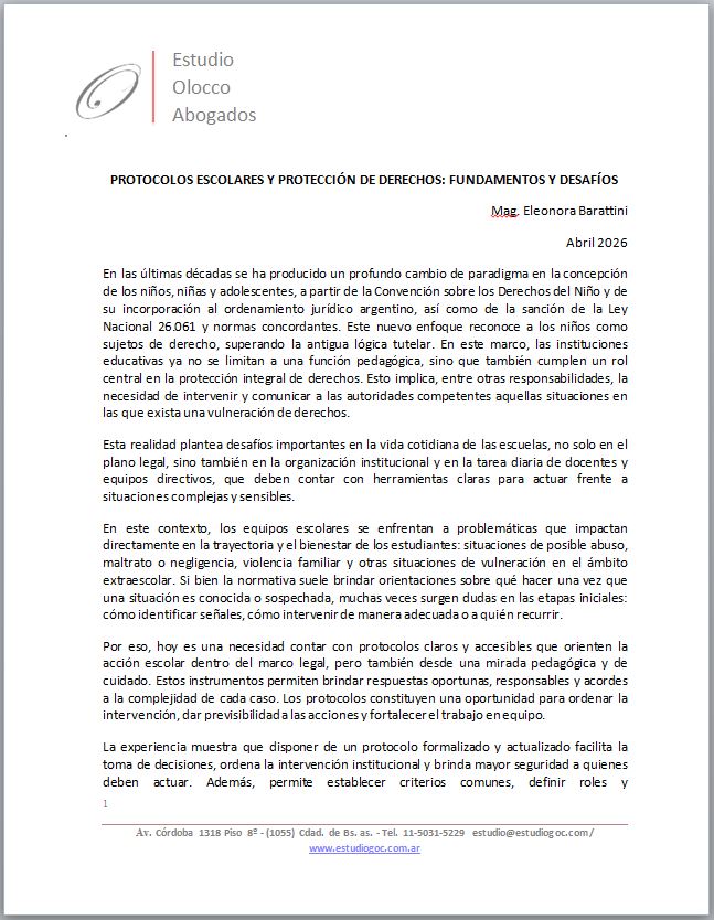 Protocolos Escolares y Protección de Derechos | COORDIEP